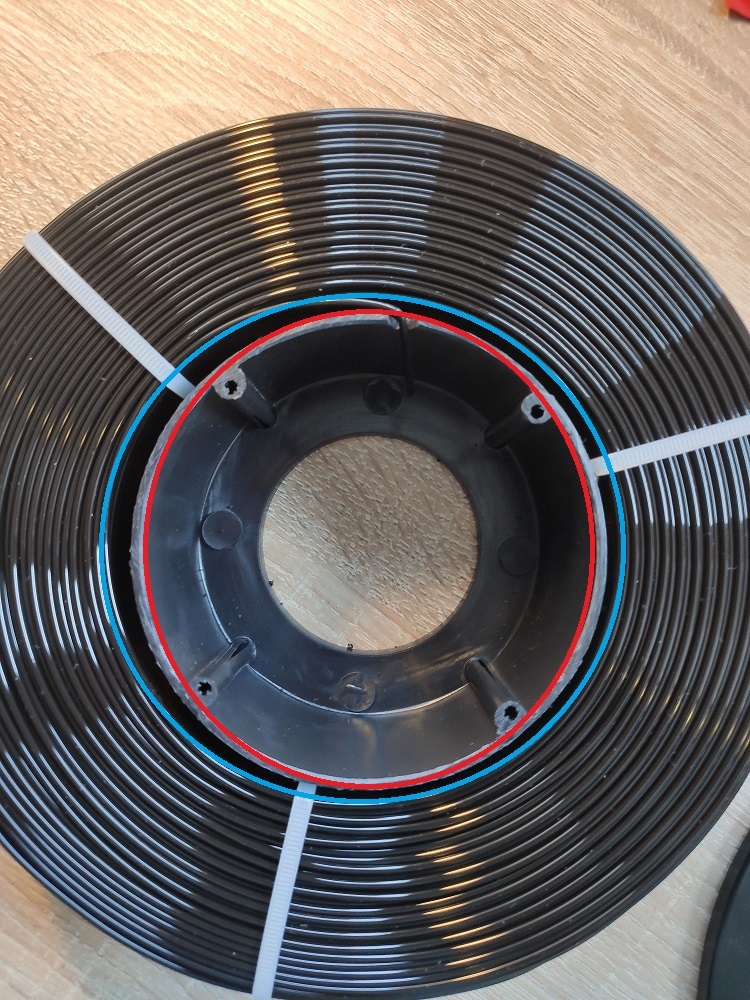 DasFilament Refill Adapter for Kaisertech PLA Rolls by WiZeus ...