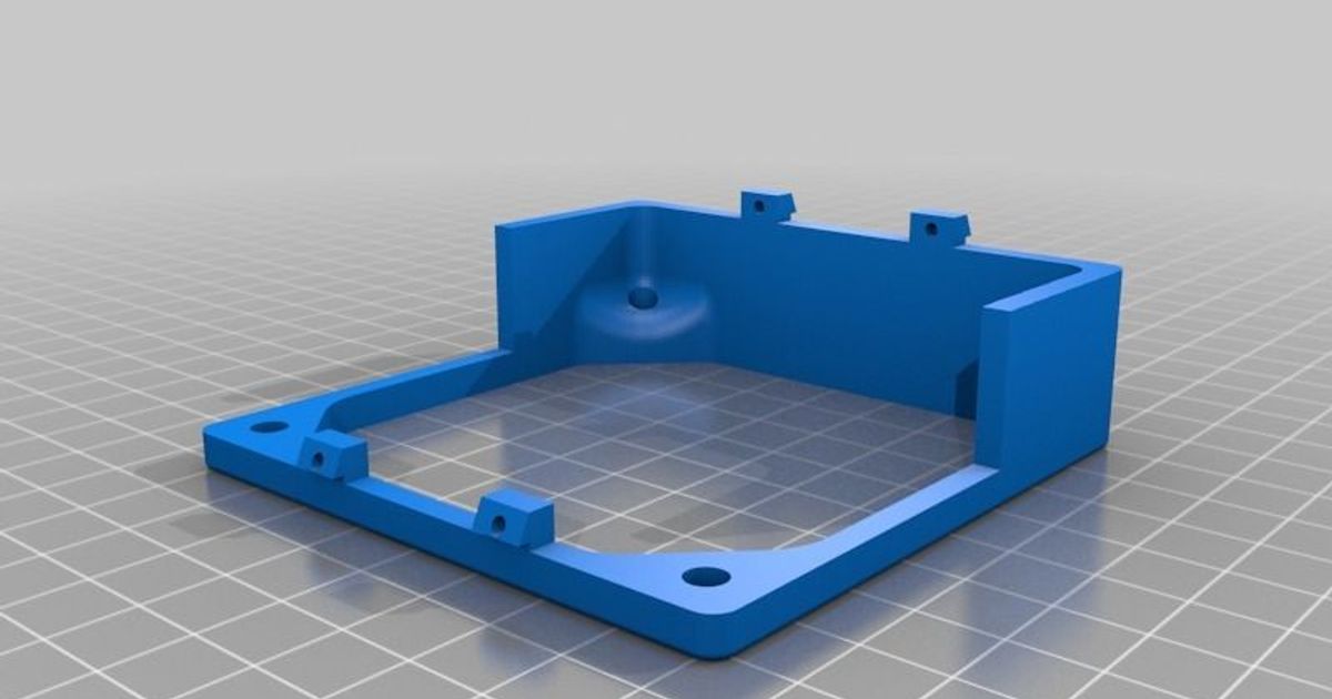 Terra Case Fan Adapter 80mm by WiZeus | Download free STL model ...