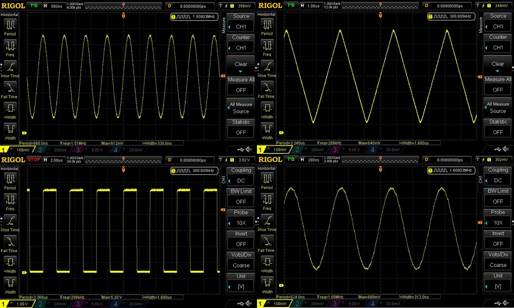 Graphical Waveform / Signal Generator Case w/ Arduino Pro Mini & AD9833 ...