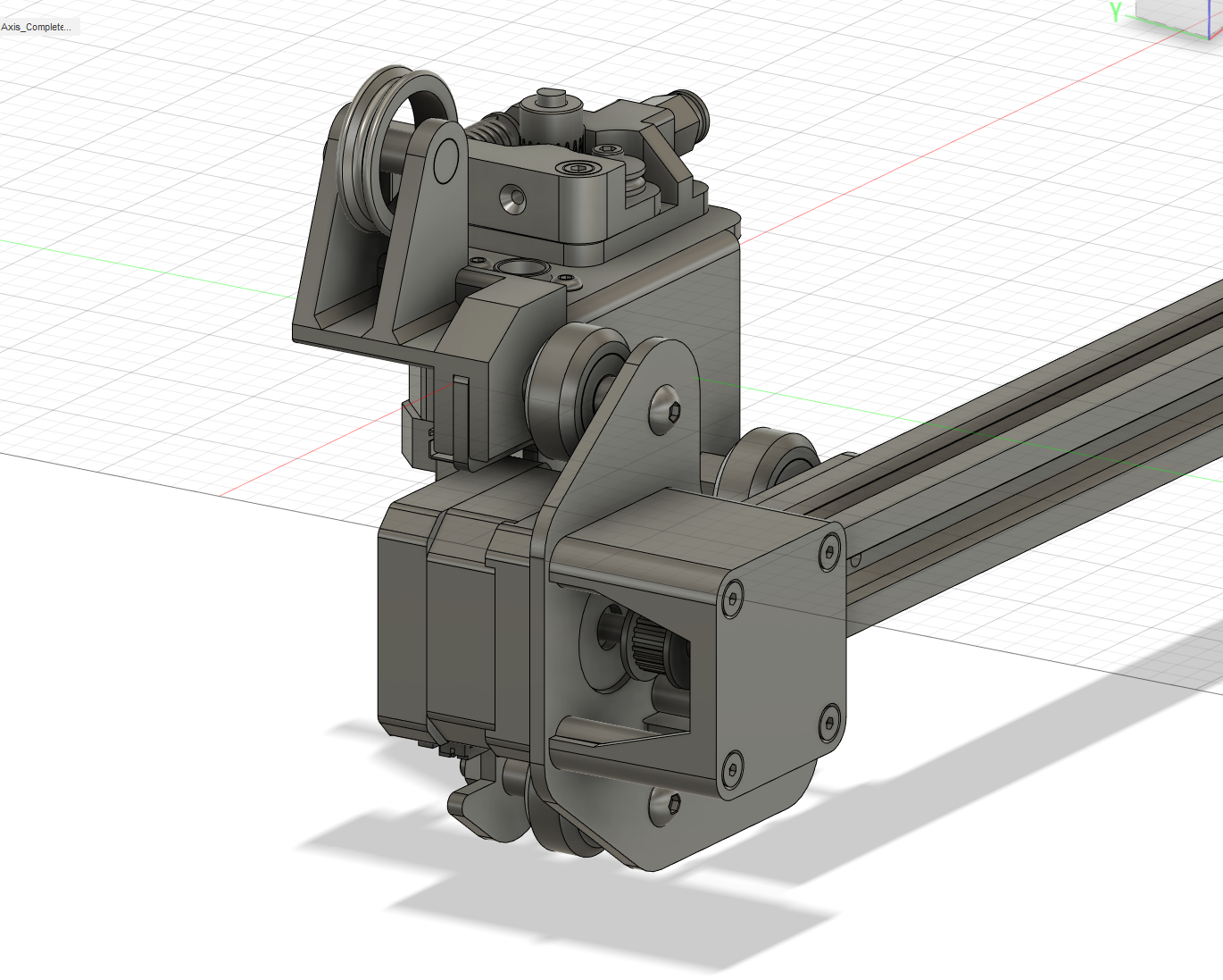 Filament Roller for Ender3 (V2/pro) with Dual Geared Extruder by ...