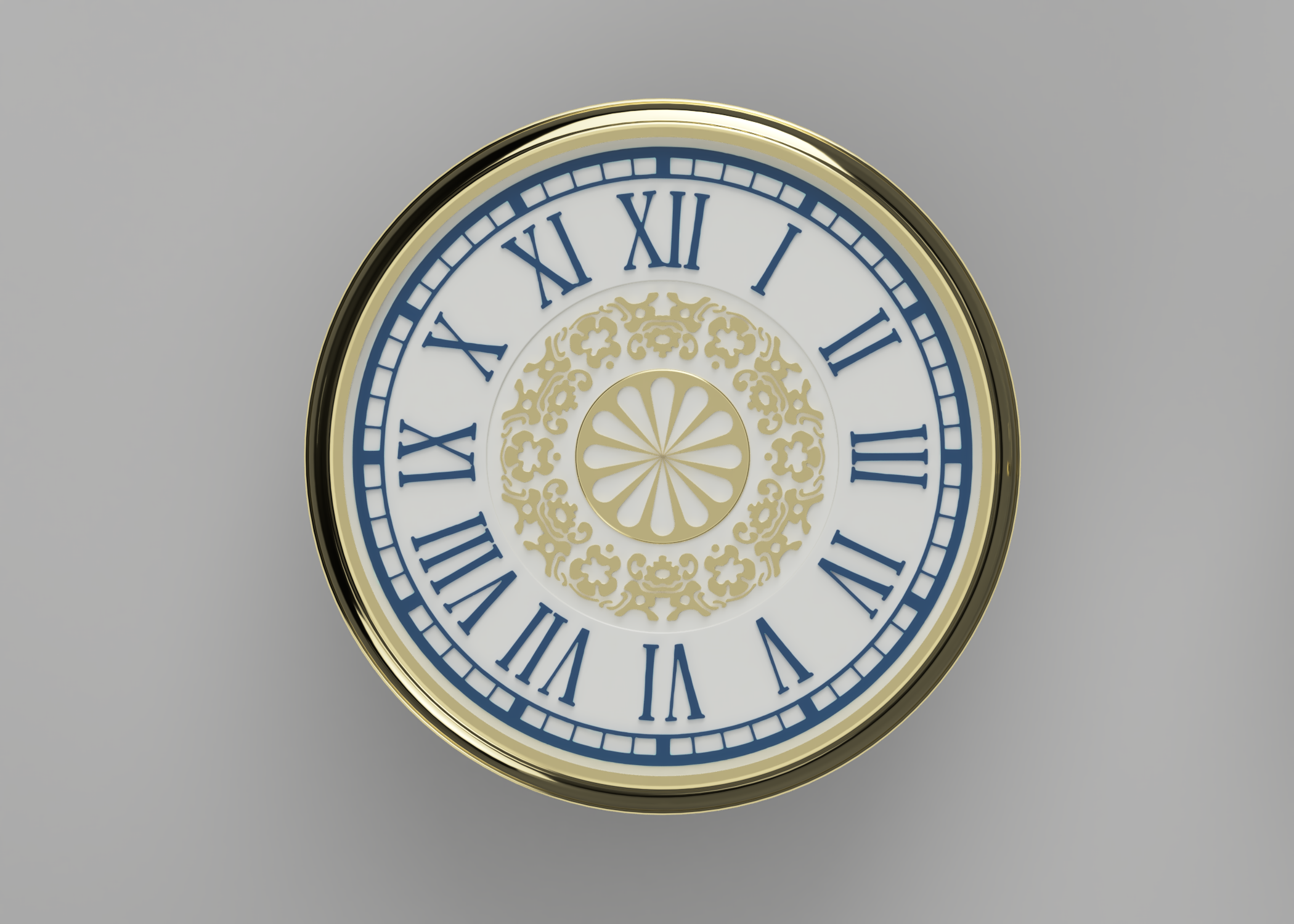 Wall-hanging Clock (Large 370mm Clockface) by CartoonishNerd | Download ...