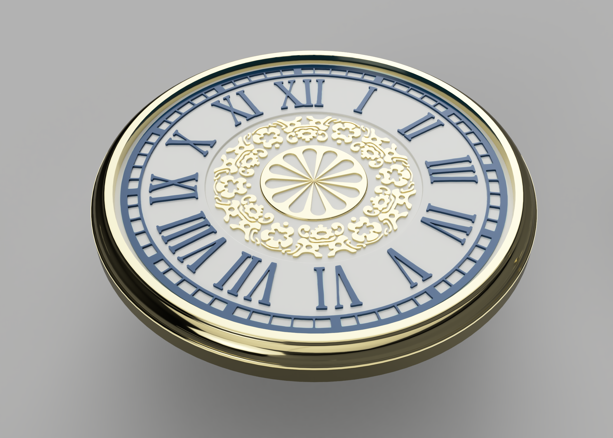 Wall-hanging Clock (Large 370mm Clockface) by CartoonishNerd | Download ...