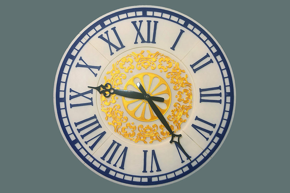 Wall-hanging Clock (Large 370mm Clockface) by CartoonishNerd | Download ...