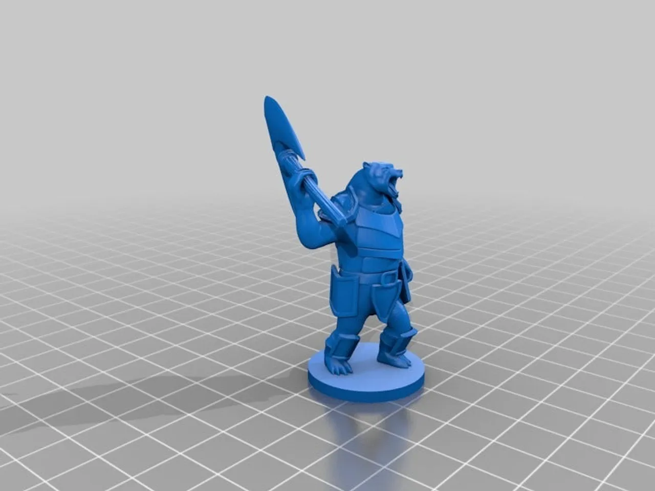 Armored Werebear by MZ4250 | Download free STL model | Printables.com