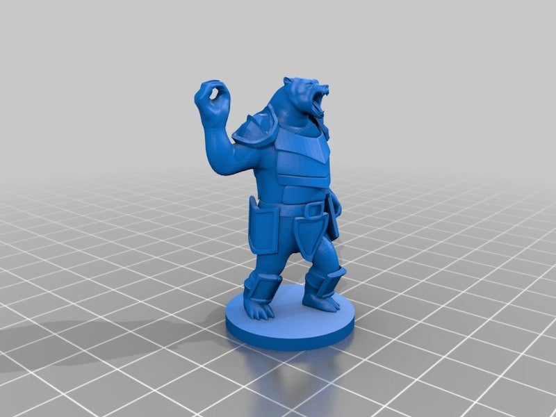 Armored Werebear by MZ4250 | Download free STL model | Printables.com