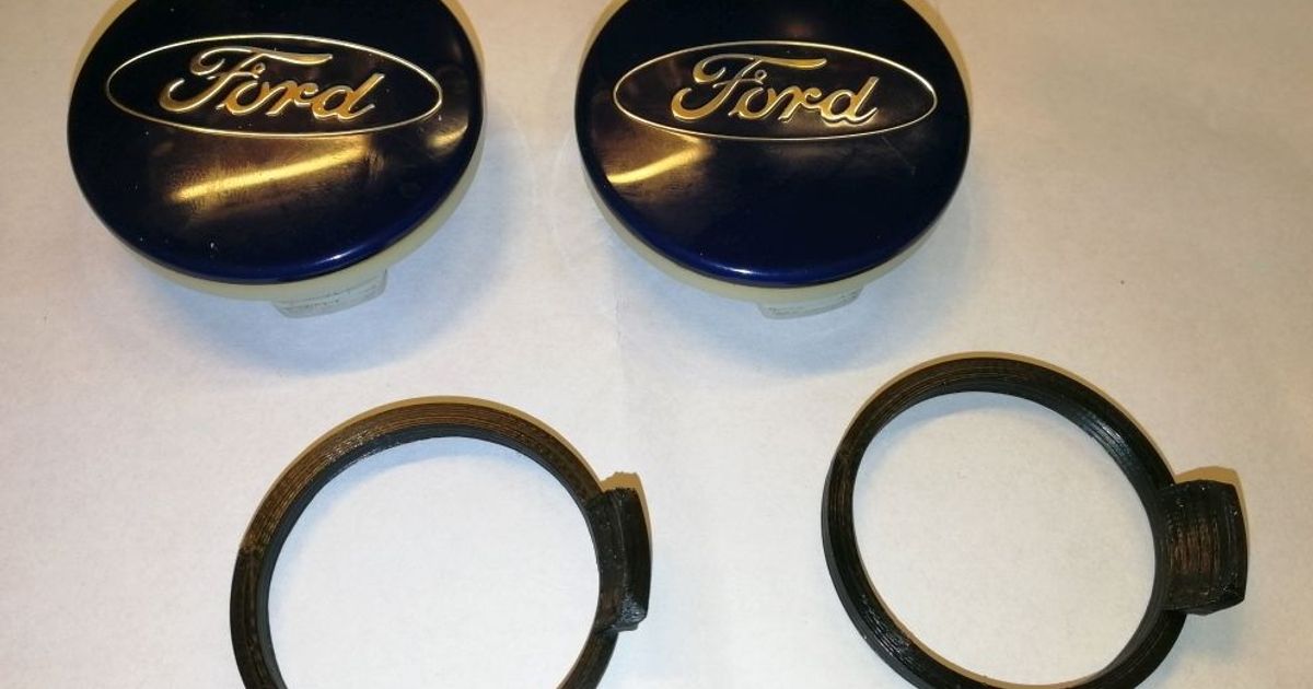 Ford Rim Center Cap, Clip Replacement by DIY-O-Sphere | Download free ...