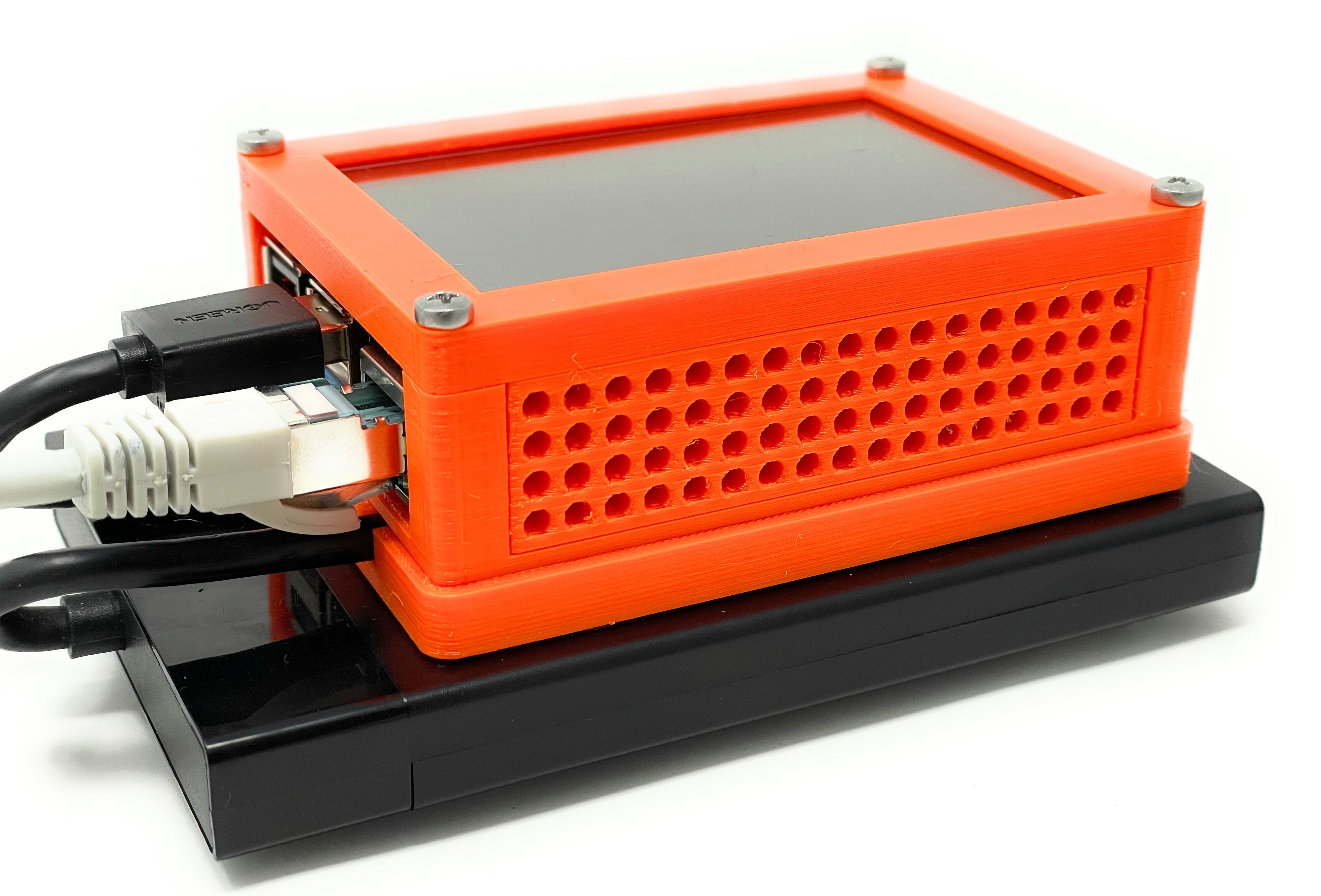 Raspberry Raspiblitz Case V1.2 with changeable ventilation grid or fan ...