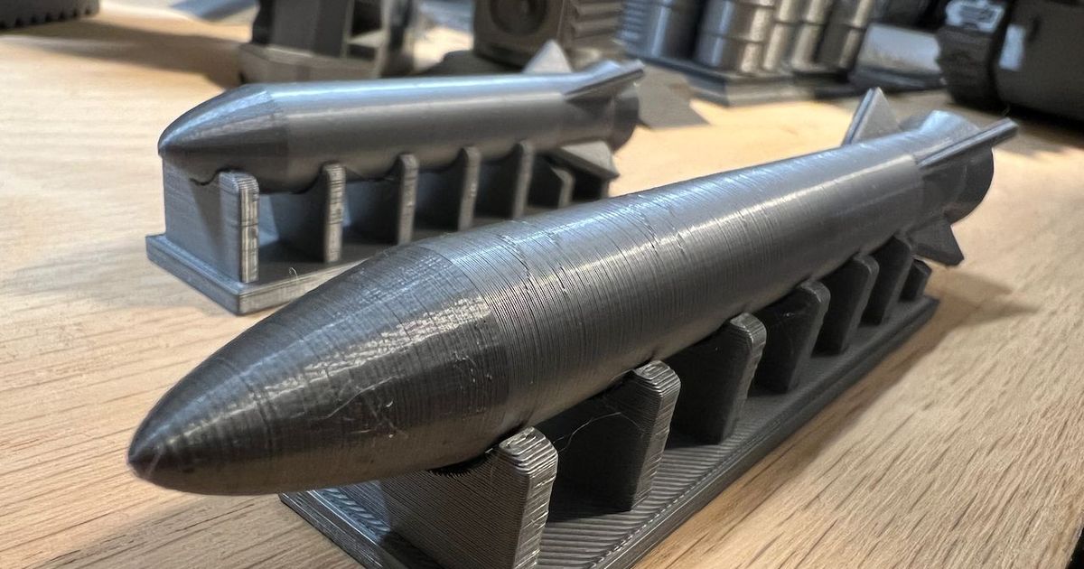 Missile Cargo Load by RobertusMaximus | Download free STL model ...
