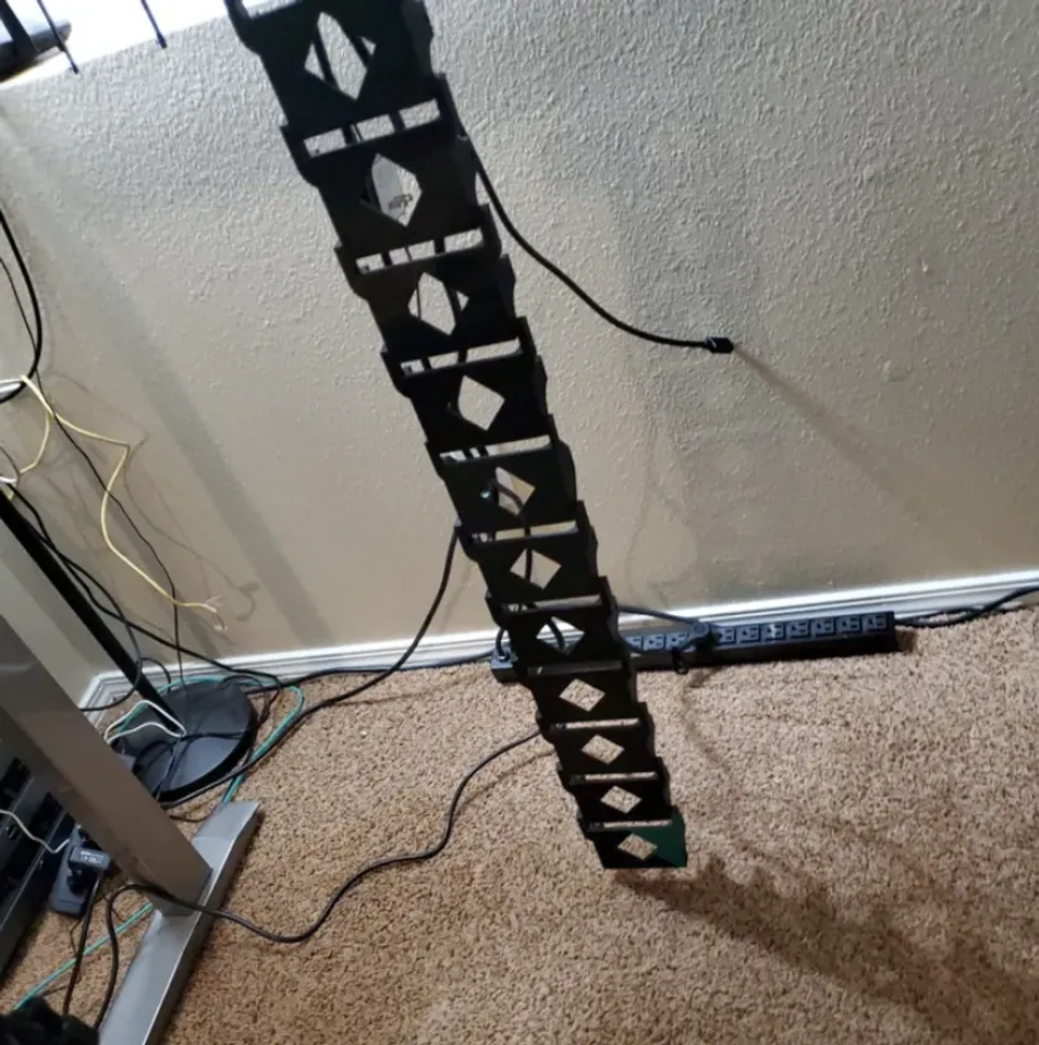 Standing Desk Cable Chain by TylerCode | Download free STL model ...