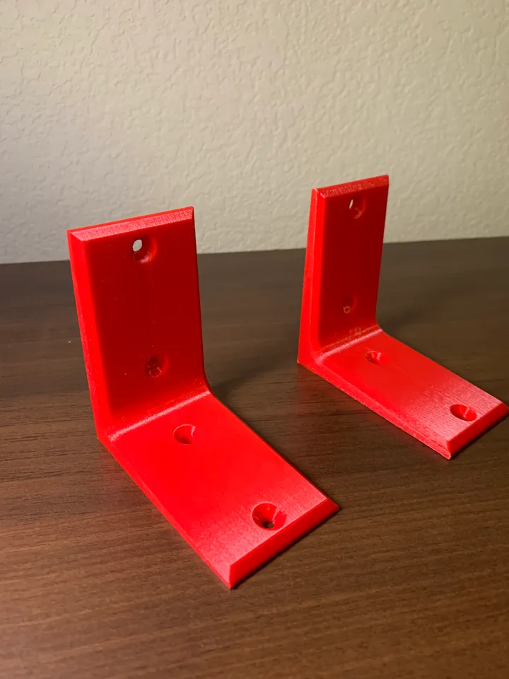 Angular Shelf Bracket by chrisONkey | Download free STL model ...