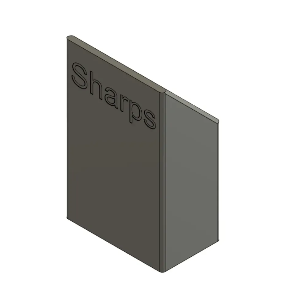 Razor Blade Sharps Container (Vase Mode) by tooclewell | Download free ...