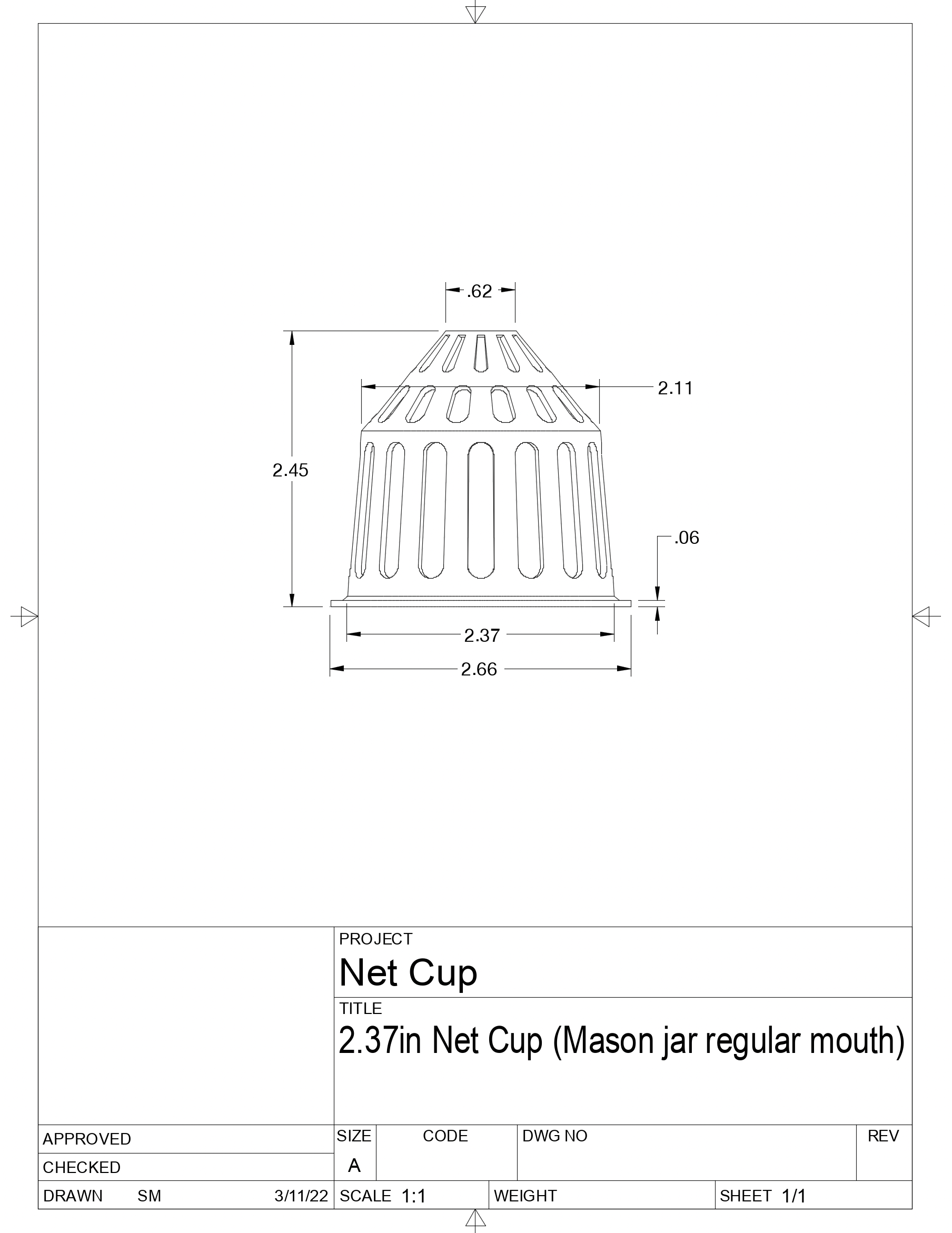 Net Cups by Borderbox | Download free STL model | Printables.com