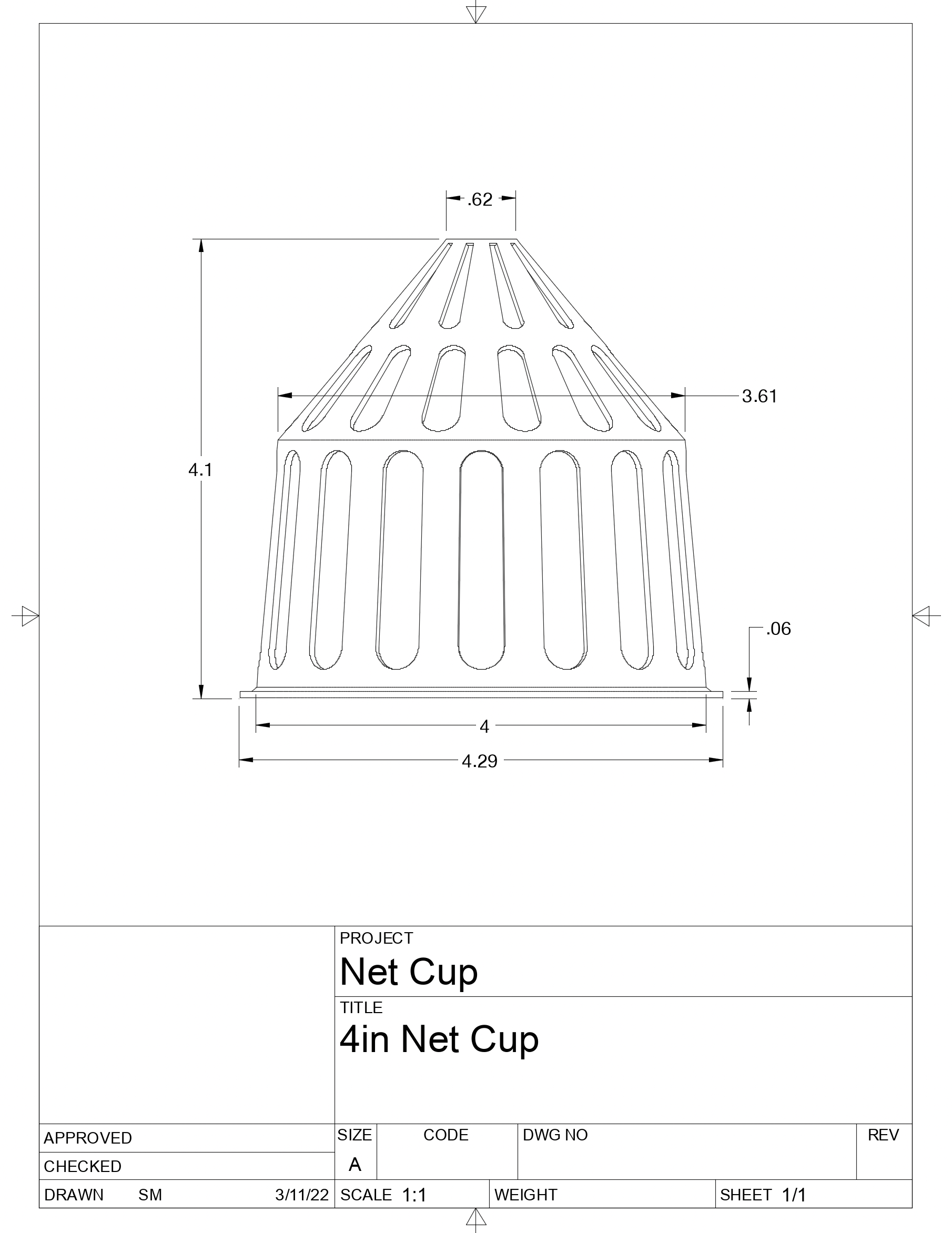 Net Cups by Borderbox | Download free STL model | Printables.com