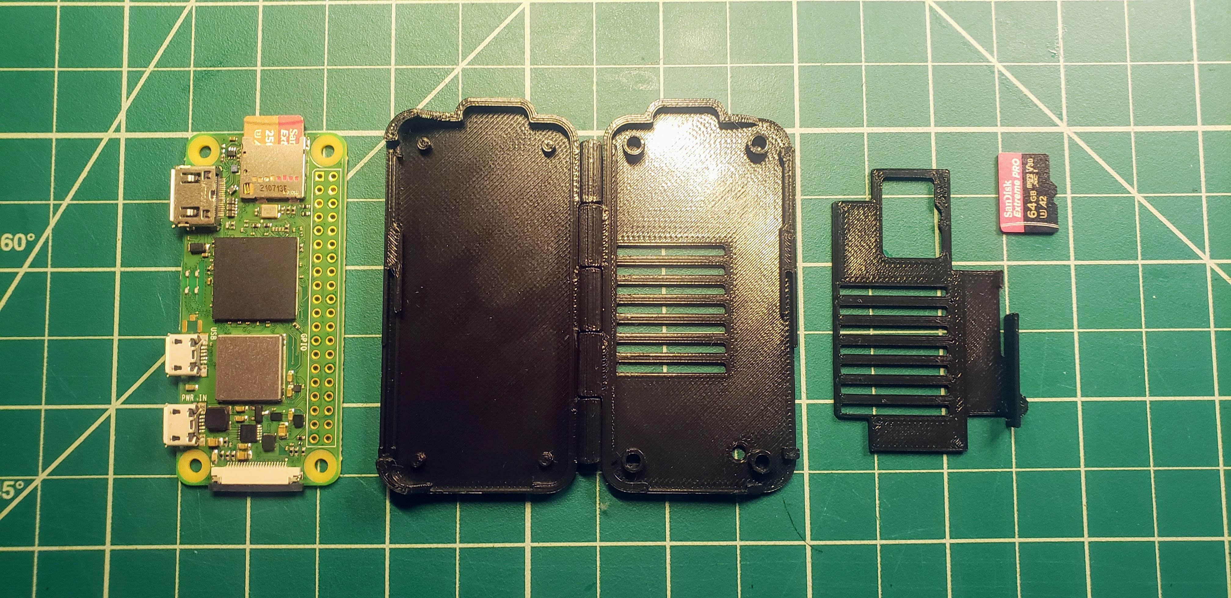 Raspberry Pi Zero 2 W EDC Case with Spare Card Storage by Joshua ...