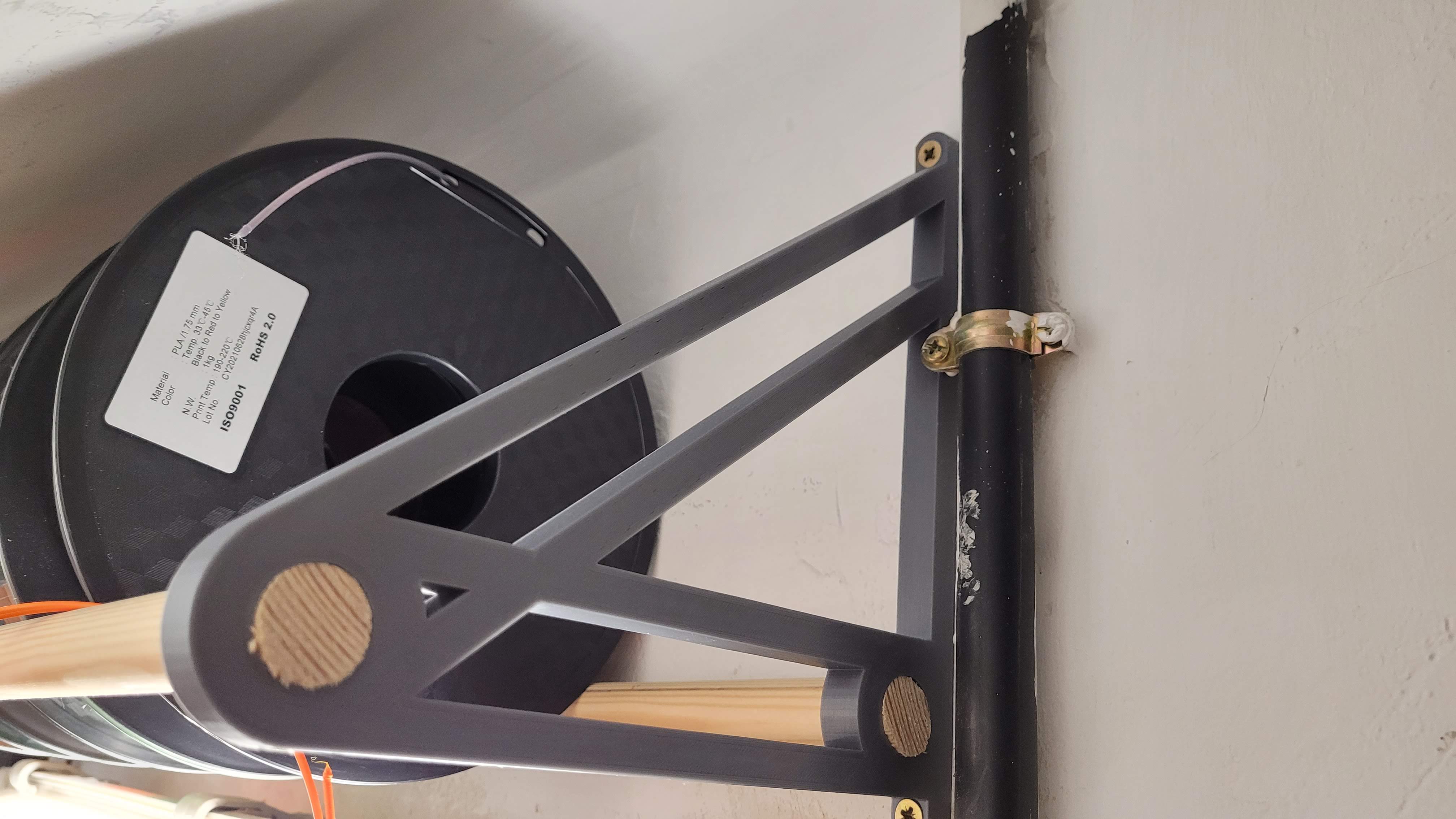 Modular filament spool rack - reversible shelf bracket von Olo ...