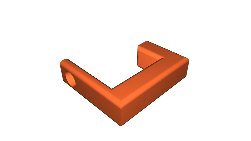 Simple Wall Hook by Skuner | Download free STL model | Printables.com