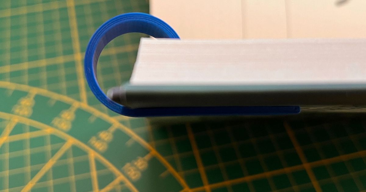 Multipurpose Book/Notepad Clip by Michal Zoubek | Download free STL ...