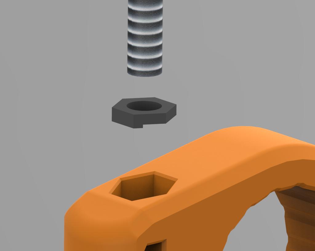 Handle with depth stop for 43mm standard connection by JBoe | Download ...