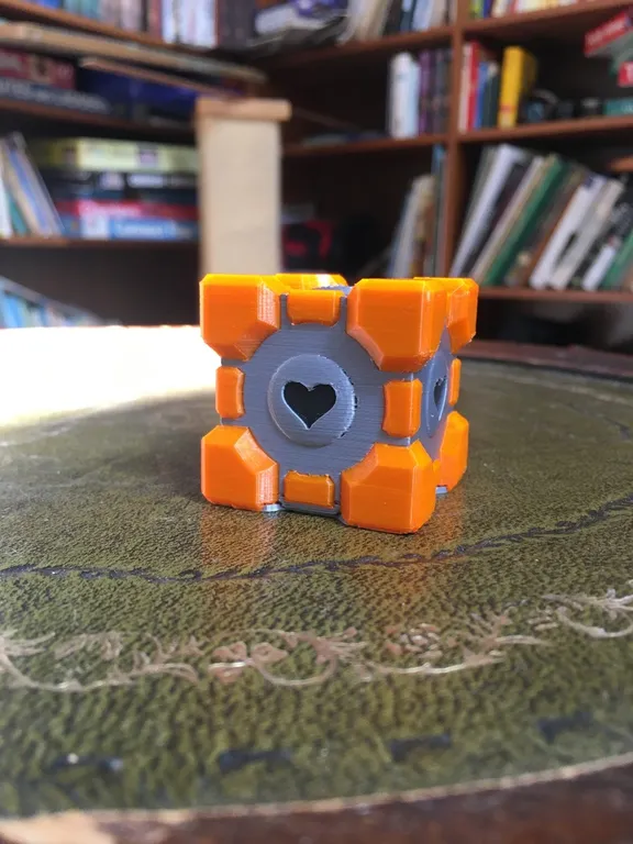 Companion Cube Multicolor by Breeki | Download free STL model ...
