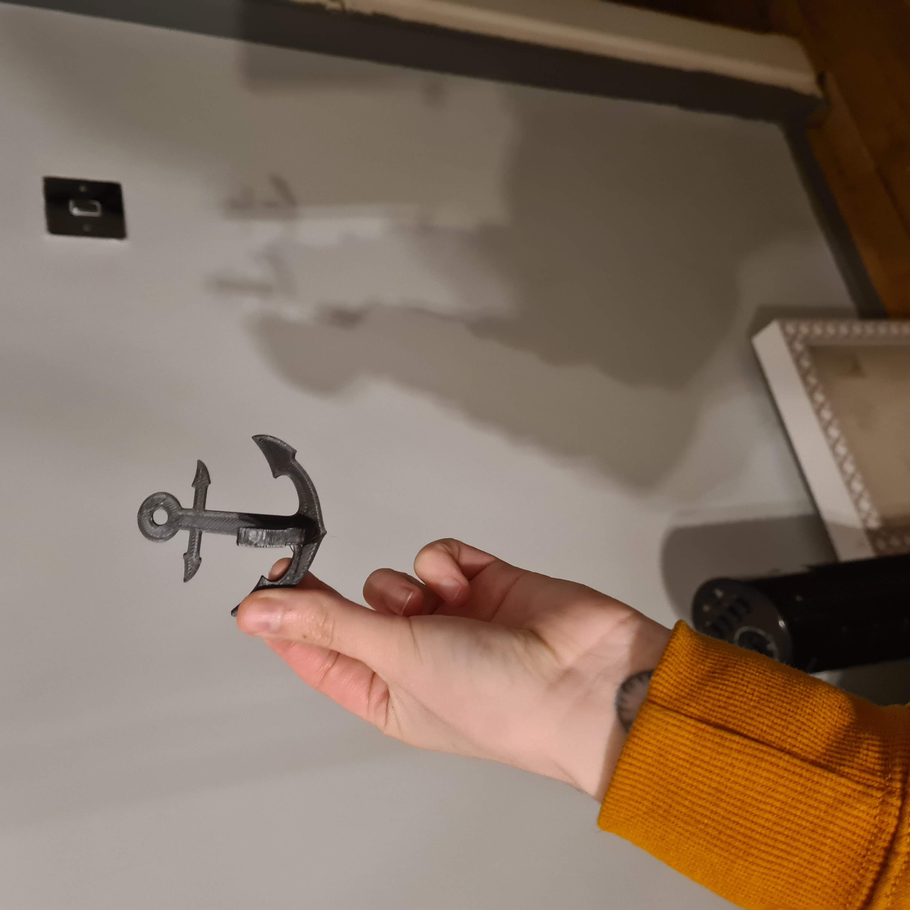 Anchor Wall Hook Por AmyMakes3D Descargar Modelo STL Gratuito anchor-wall-hook-por-amymakes3d-descargar-modelo-stl-gratuito