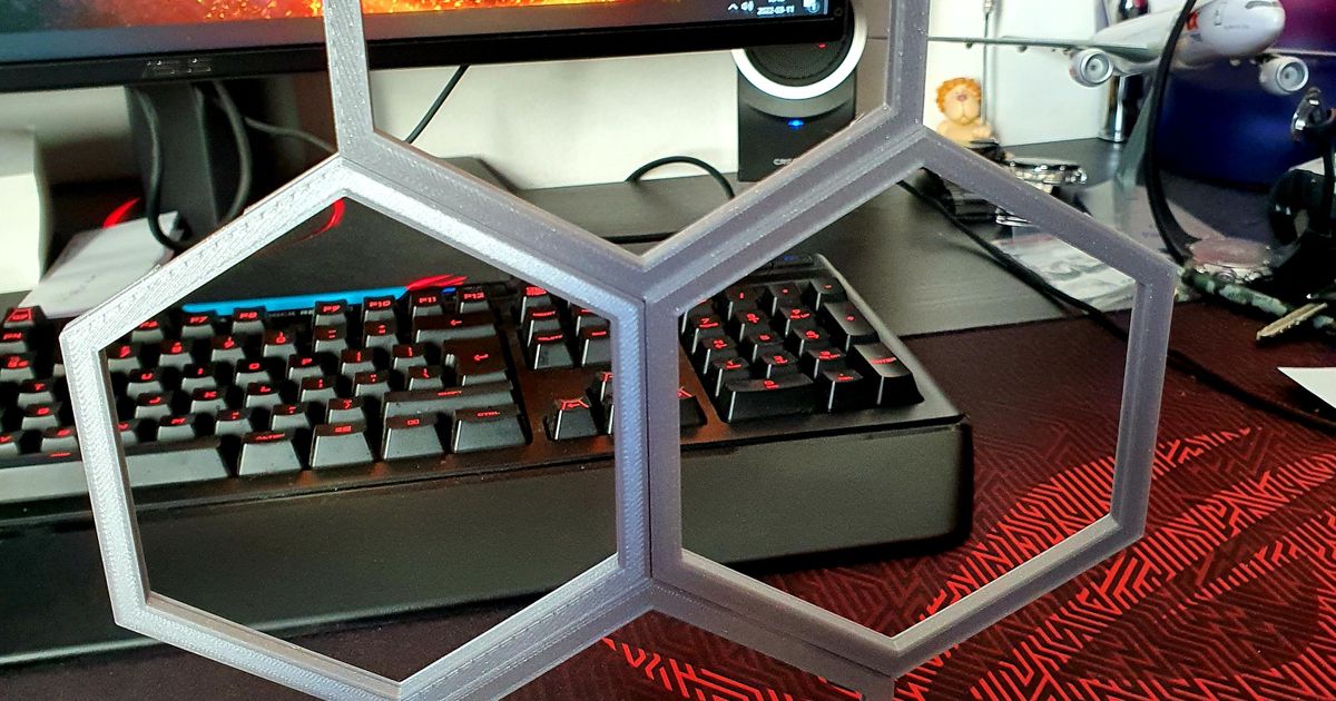 Hex Photo Frame by Wiktor S | Download free STL model | Printables.com