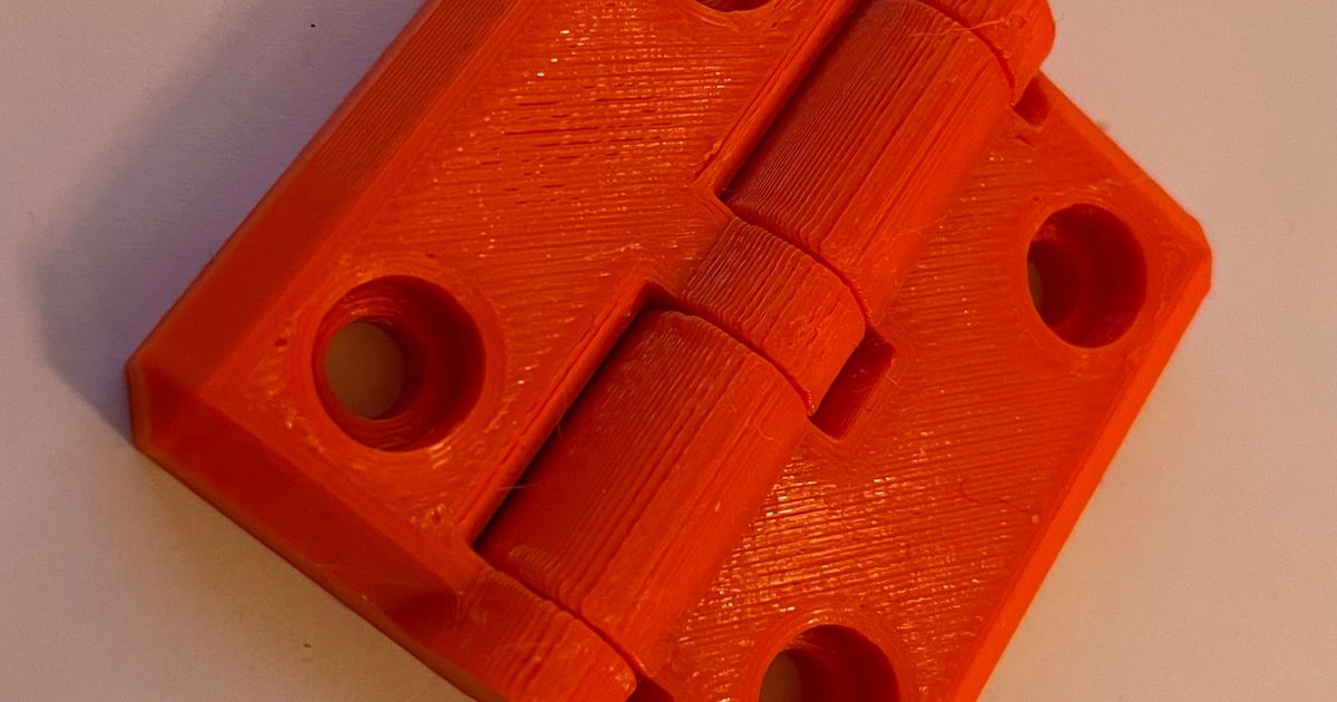 Rigid Hinge (M5 bolt) by x3Design | Download free STL model ...