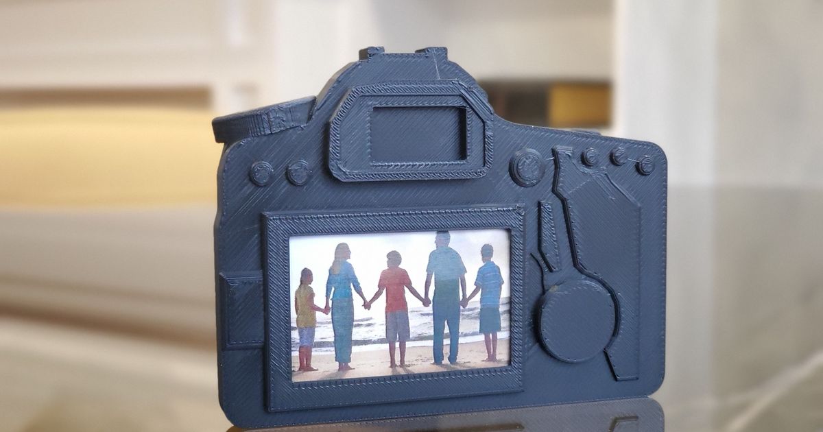 Camera Picture Frame by Theodore Petrov | Download free STL model ...