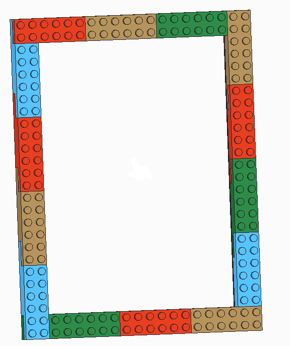 Lego Picture Frame by Leon | Download free STL model | Printables.com