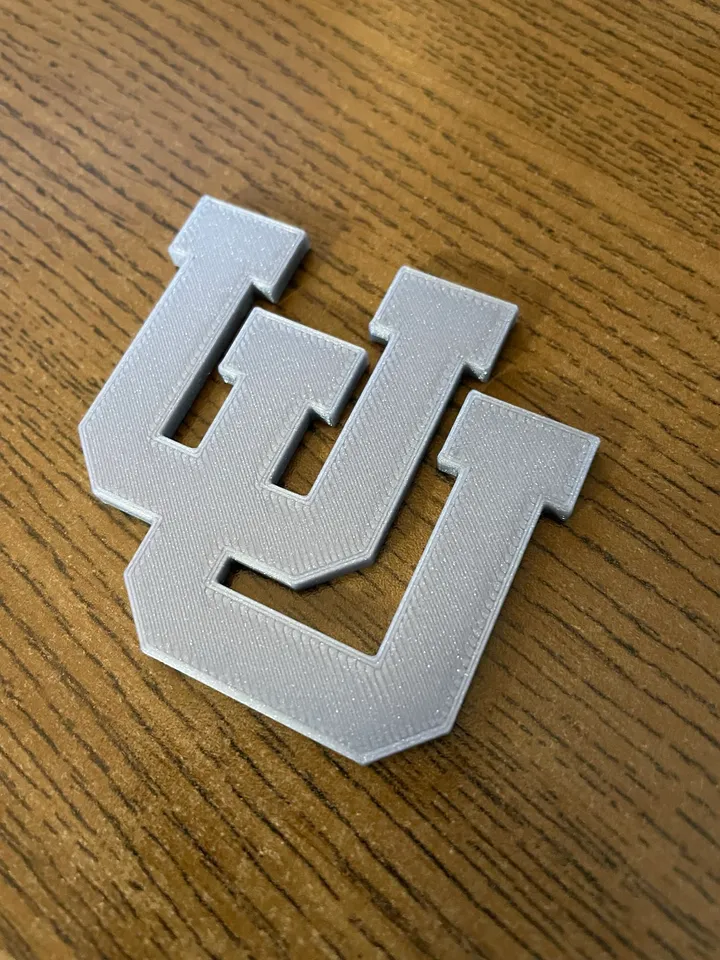 Interlocking U - University of Utah by aroet | Download free STL model ...