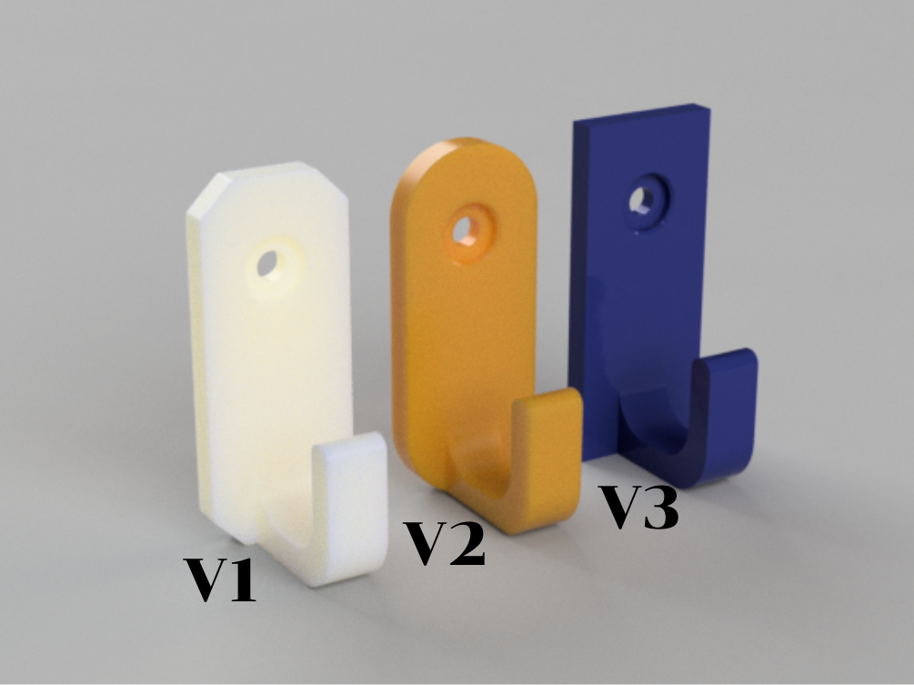 Minimalist Geometric Wall Hooks (3 versions) by Alex G. | Download free ...