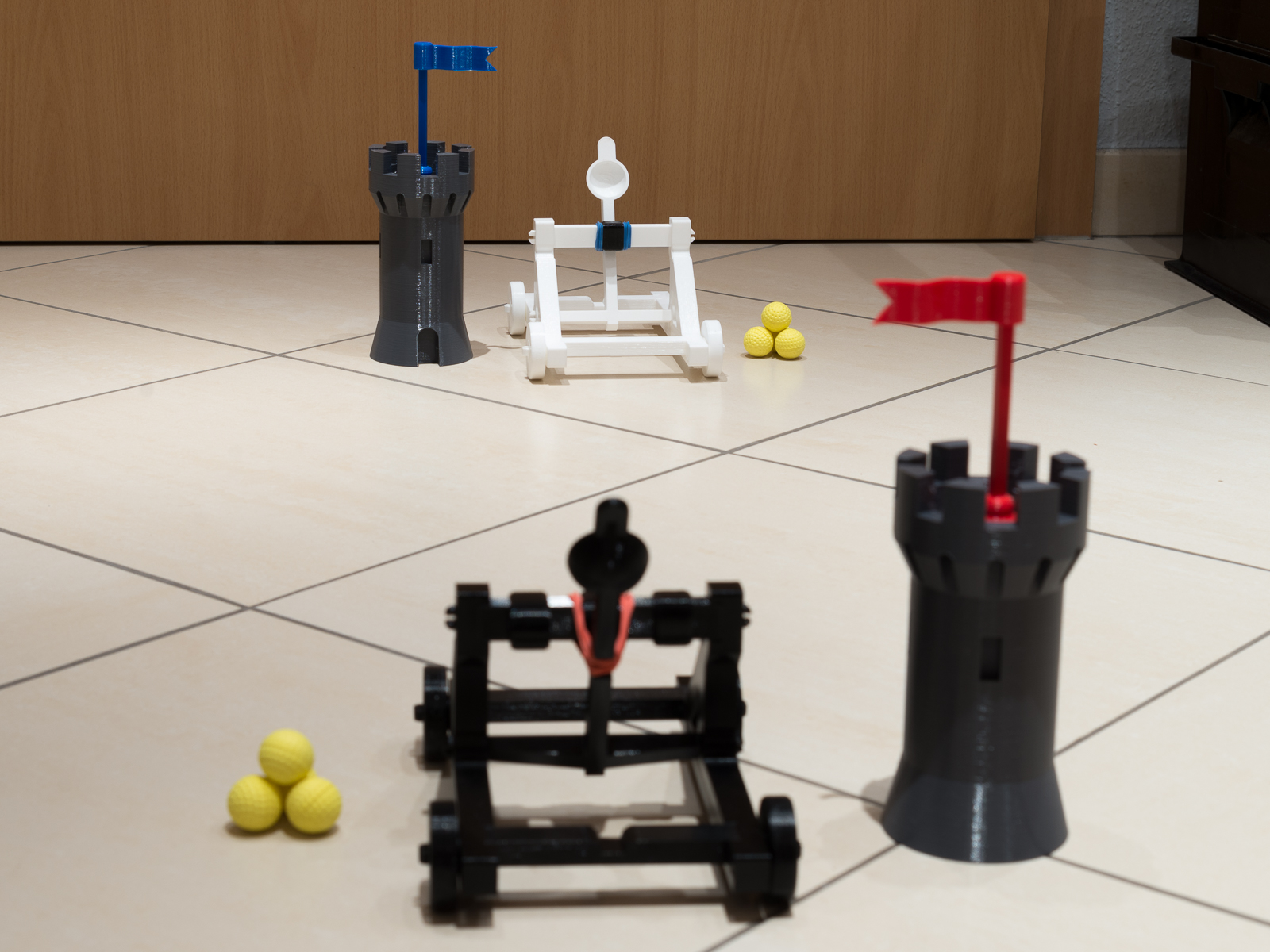 Nerf Rival Ball Catapult Siege Game by Malolo | Download free STL model ...