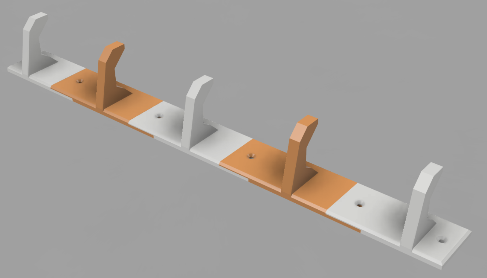 Stackable Modular Wall Hook by Nikolay | Download free STL model ...