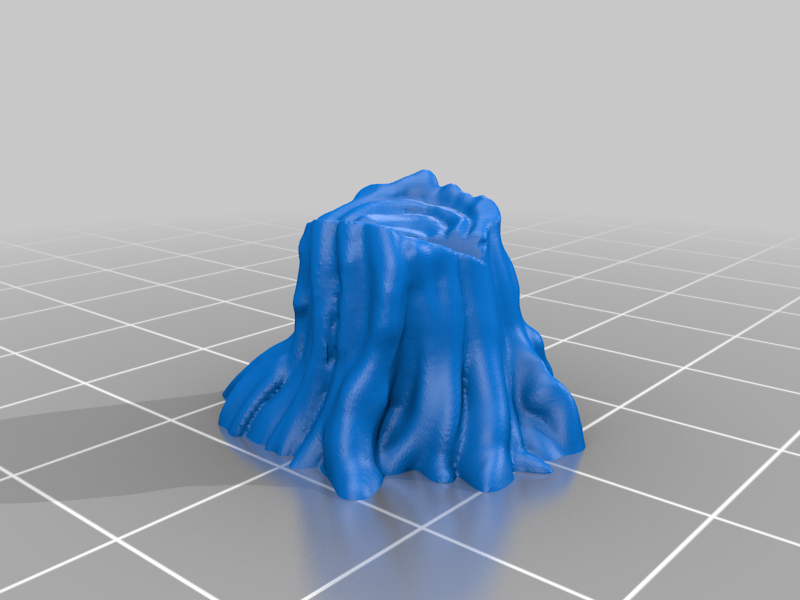Tree Stump Mimic (supportless, FDM friendly) by Brite Minis | Download ...