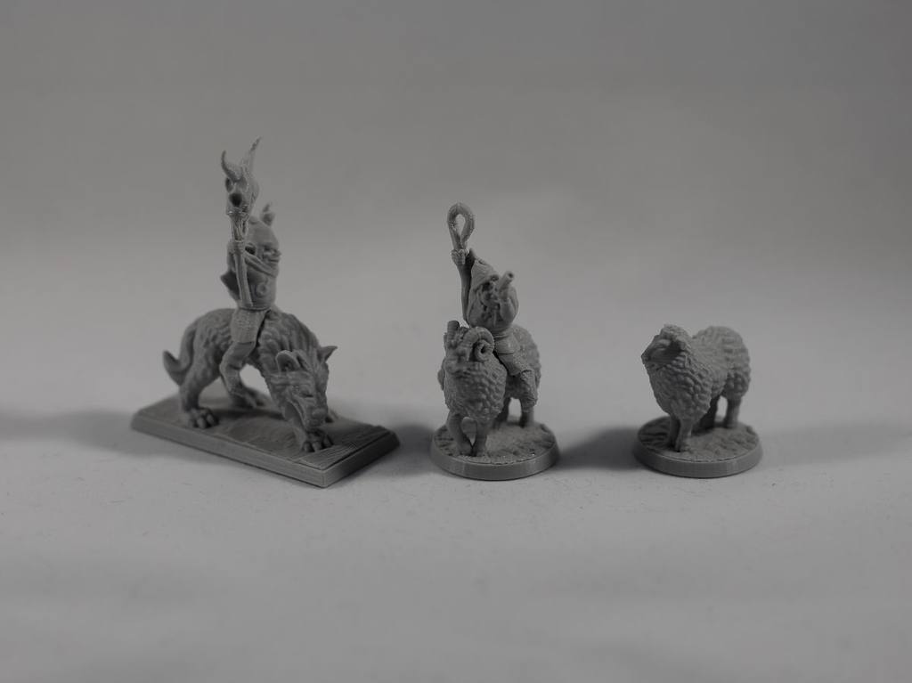 Sheep 28mm (supportless, FDM friendly) by Brite Minis | Download free ...