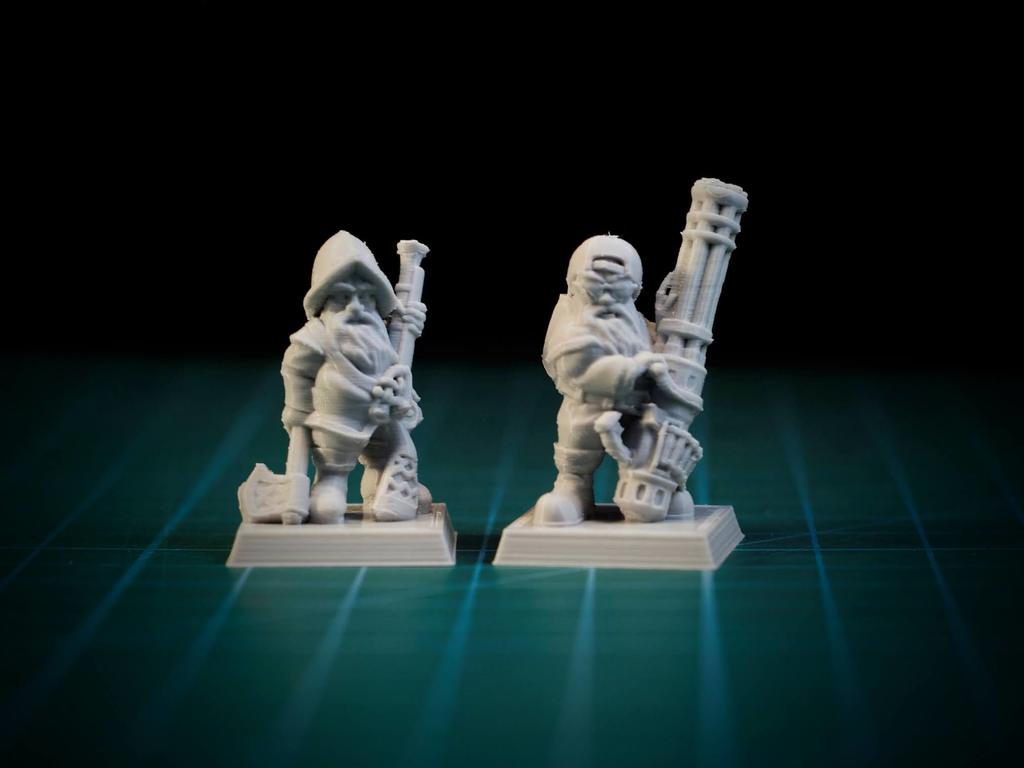 Dwarf rifleman 28mm (supportless, FDM friendly) by Brite Minis ...
