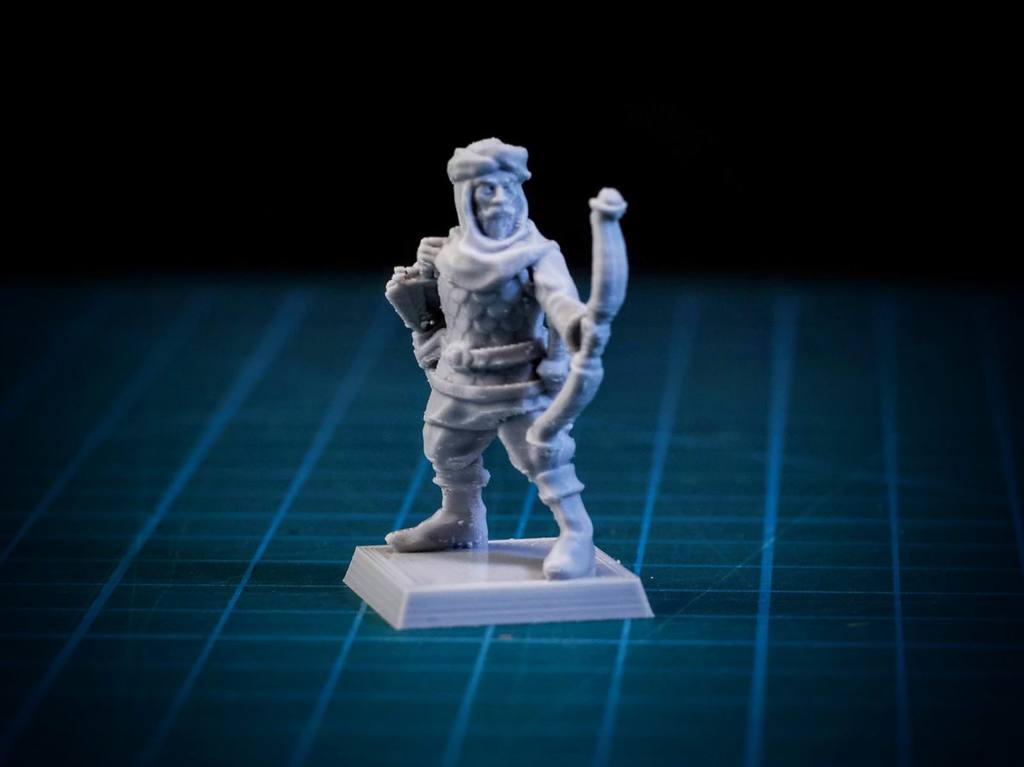 Saracen archer 28mm (supportless, FDM friendly) by Brite Minis ...