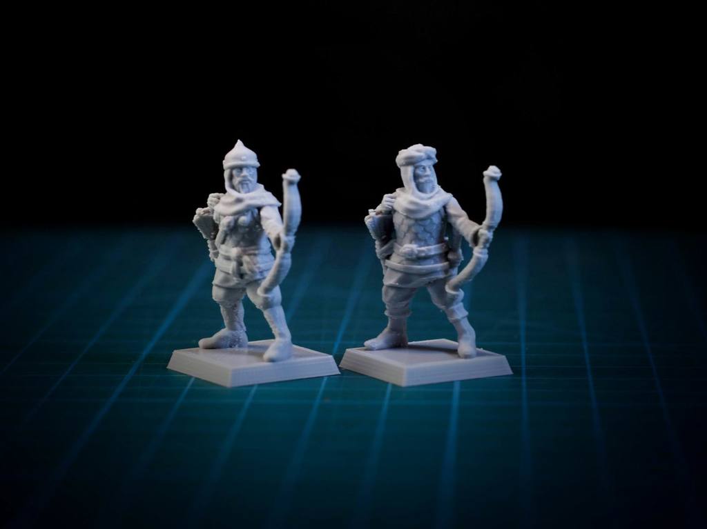 Saracen archer 28mm (supportless, FDM friendly) by Brite Minis ...