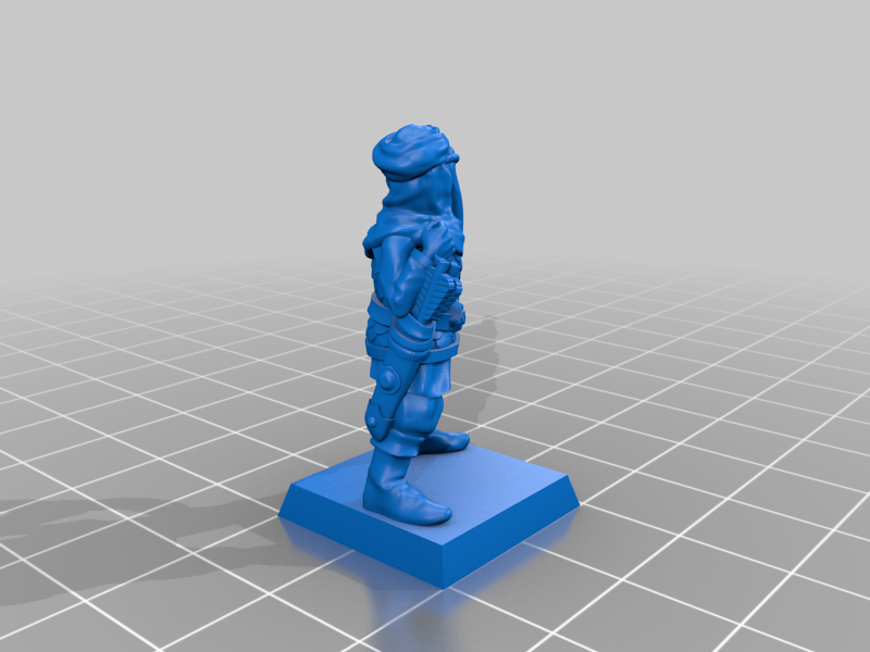 Saracen archer 28mm (supportless, FDM friendly) by Brite Minis ...