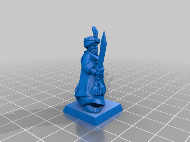 Sultan 28mm (No supports, FDM friendly) by Brite Minis | Download free ...