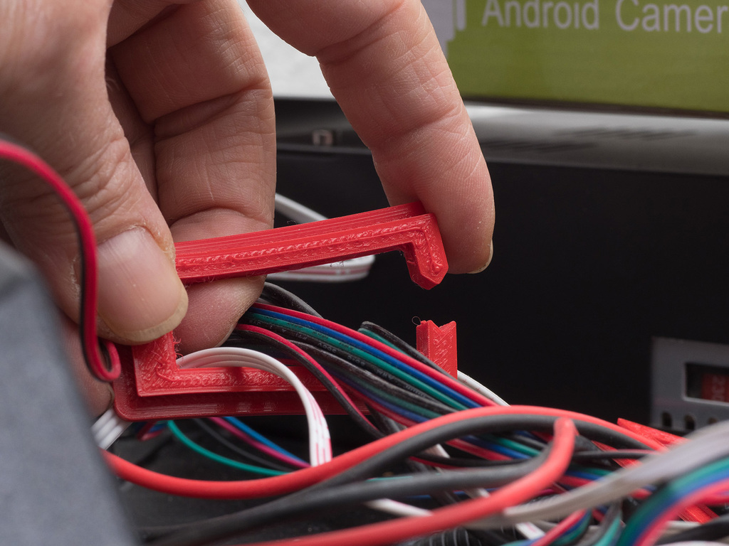 Tevo Little Monster improved cable outlet frame (TPU) by sbuerger ...