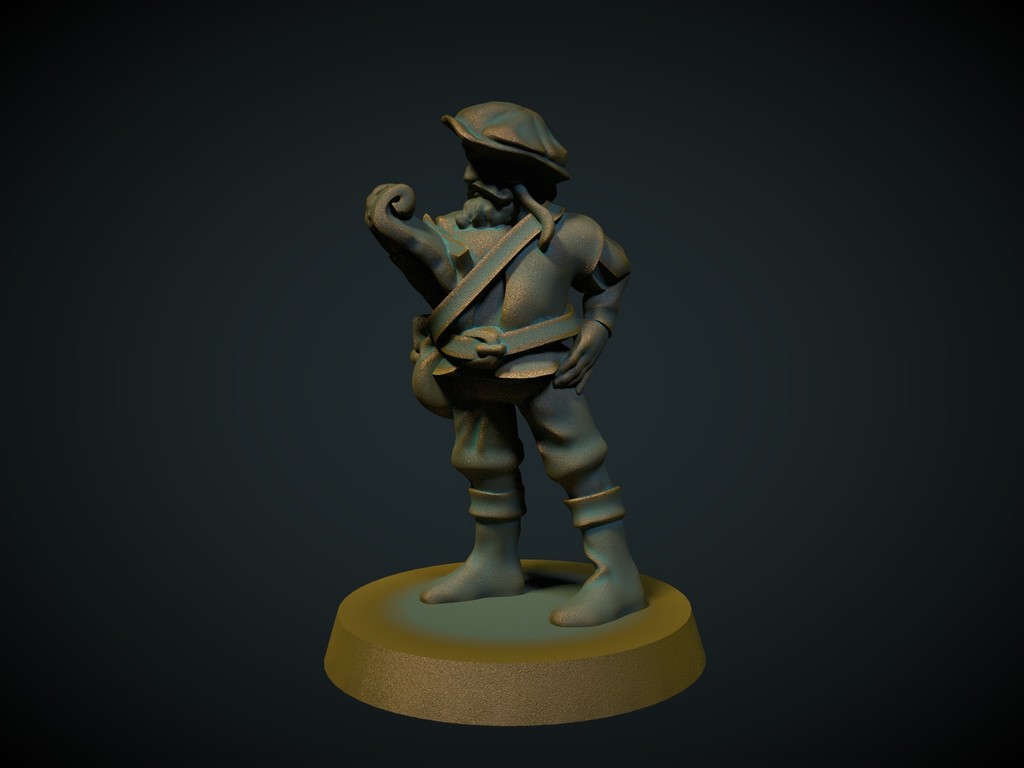 Engineer / Explorer 28mm (no supports needed) by Brite Minis | Download ...