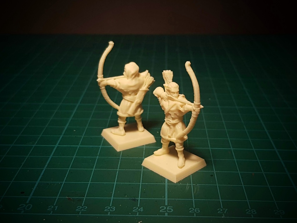 Elf Archer 28mm No Supports Needed Por Brite Minis Descargar Modelo