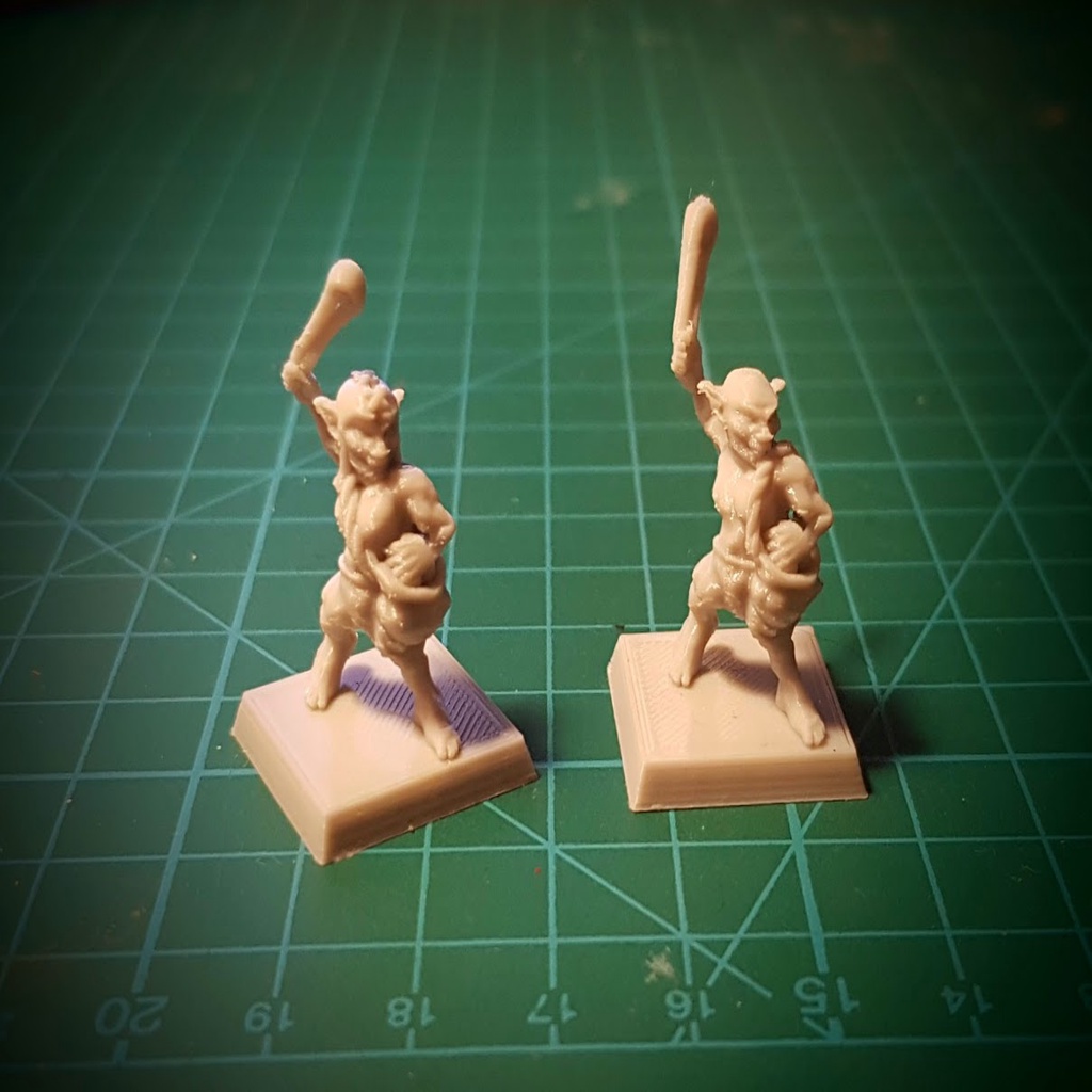 Goblin slinger 28mm (No supports needed) by Brite Minis | Download free ...