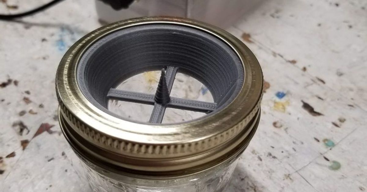 Mason Jar Debowler by evanphi | Download free STL model | Printables.com