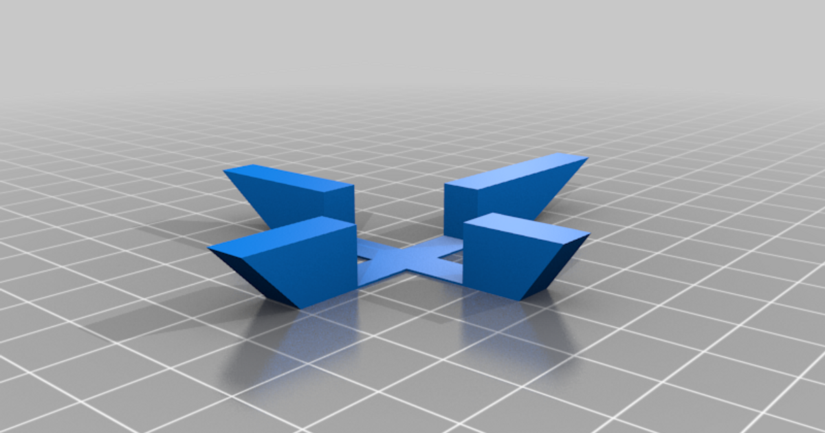 overhang test for filament temp by evanphi | Download free STL model ...