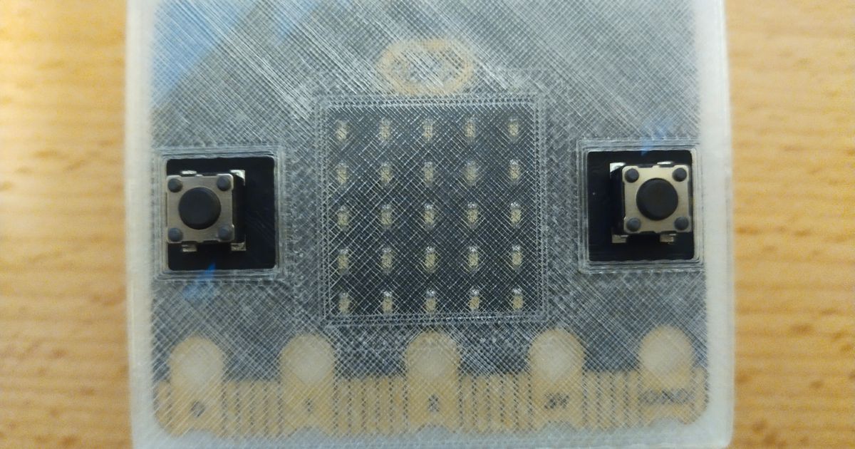 microbitCase by martin solich | Download free STL model | Printables.com