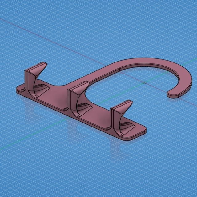 Shower/Bathroom hook by FellipeC | Download free STL model | Printables.com