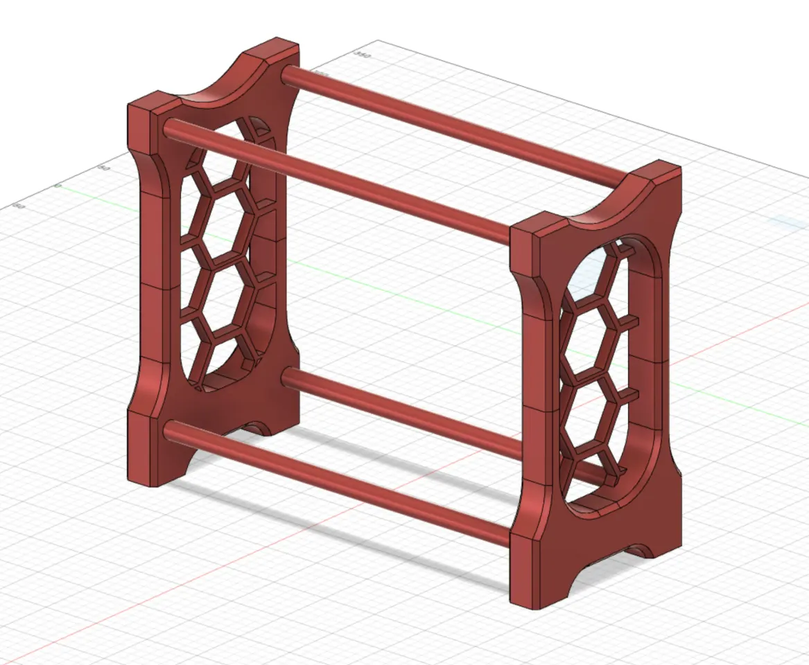 Filament Rack by BTR3D | Download free STL model | Printables.com
