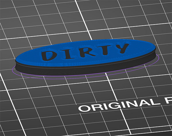 Dishwasher Clean Dirty Sign by DigitAl | Download free STL model ...