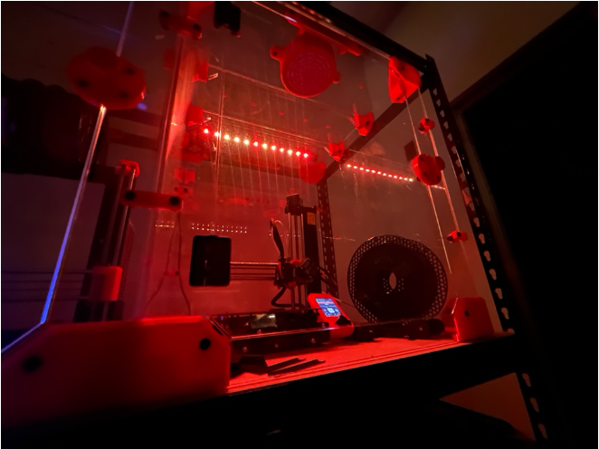 LED Light Strip for the Universal 3D Printer Enclosure by 3D Sourcerer ...